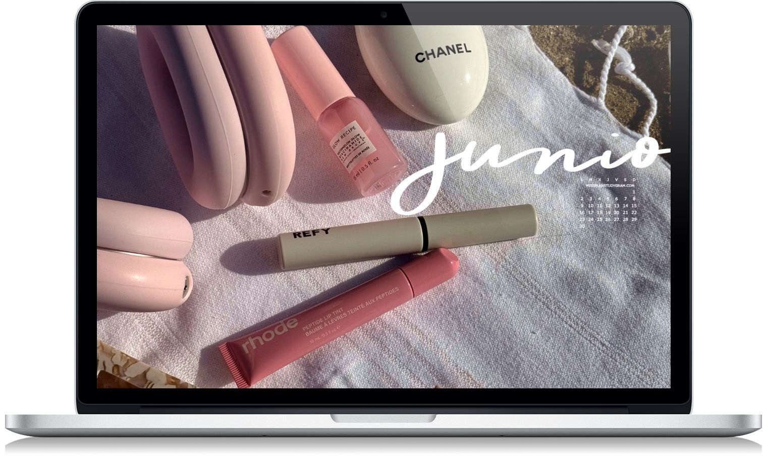 Fondos de Pantalla Bonitos con Calendario Junio 2025 - Gratis para Mac, Pc, iPad y Tablet Junio